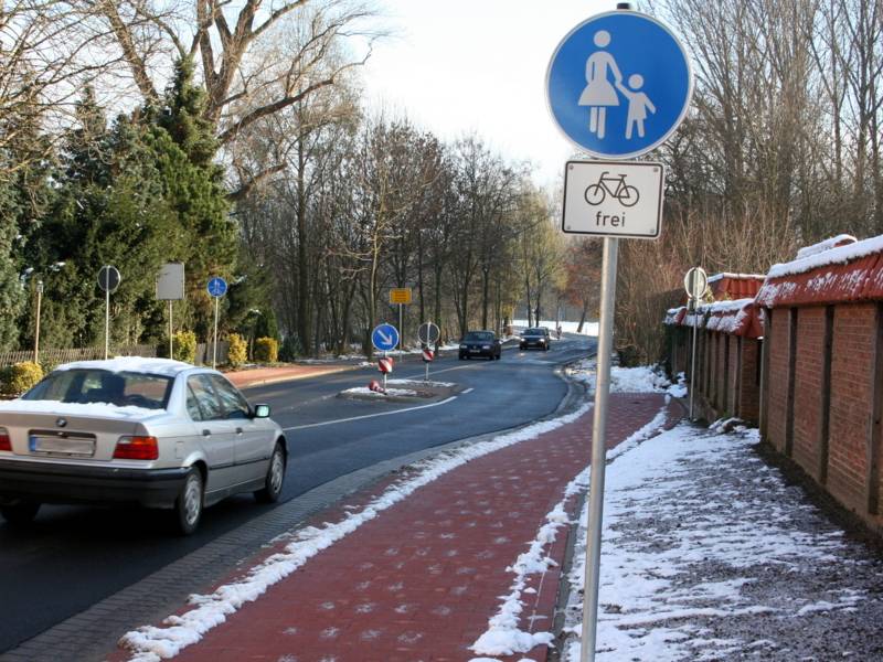 Gemeinsamer Geh- und Radweg, getrennter Geh- und Radweg | Wo sind ...