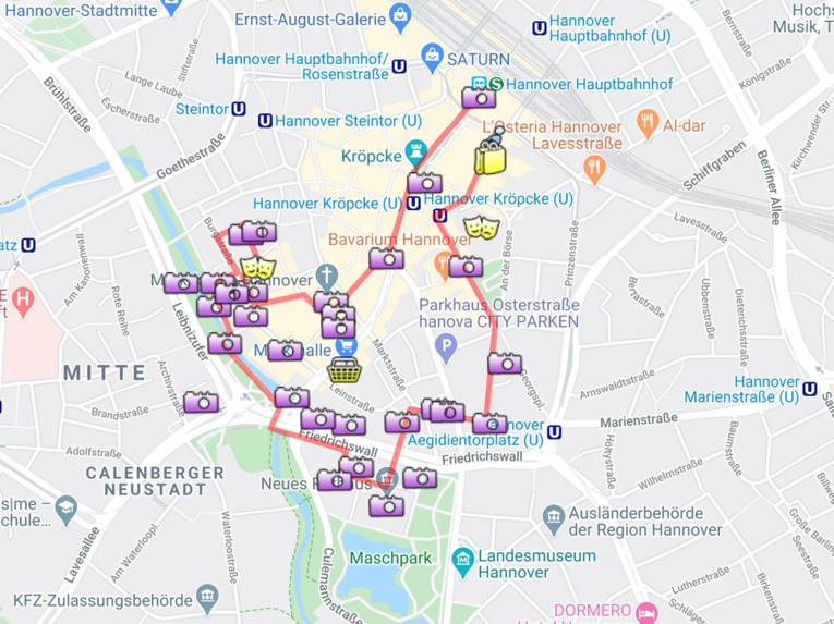 Roter Faden Hannover | Sehenswürdigkeiten-Highlights | Visit Hannover