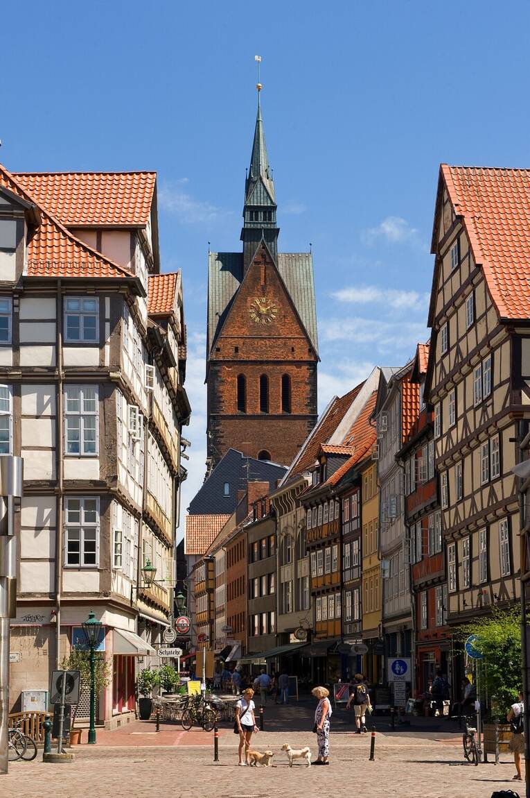 Old Town with Market Hall Tower | The History of Hannover | Photos for ...